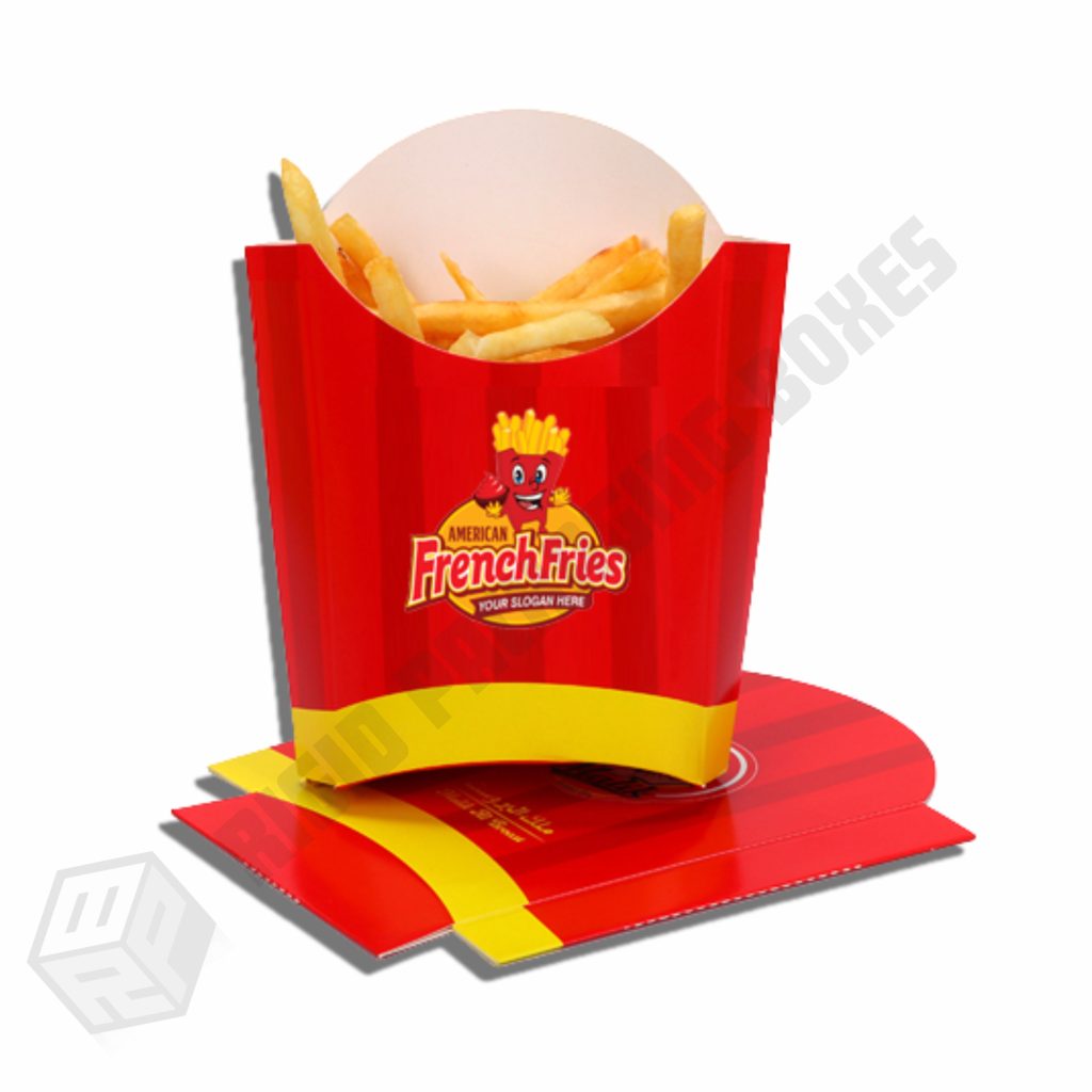 French Fries Packaging - Rigid Package Boxes
